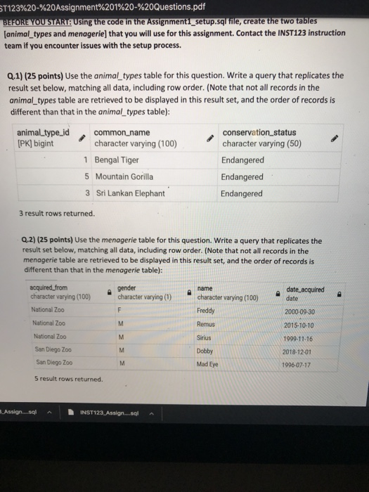 Solved ST123%20-%20Assignment%201%20-%20Questions.pdf BEFORE | Chegg.com