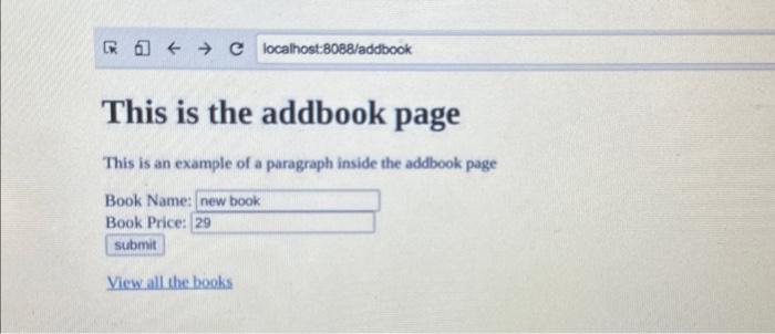 Solved expressDynamicApp > views >↔ addbookhtml >... This | Chegg.com