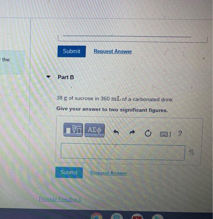 Solved a) calculate the mass/volume percent, %(m/v) for the | Chegg.com