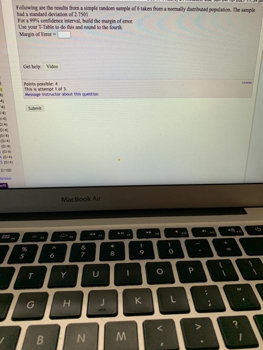 Solved Following are the results from a simple random sample | Chegg.com