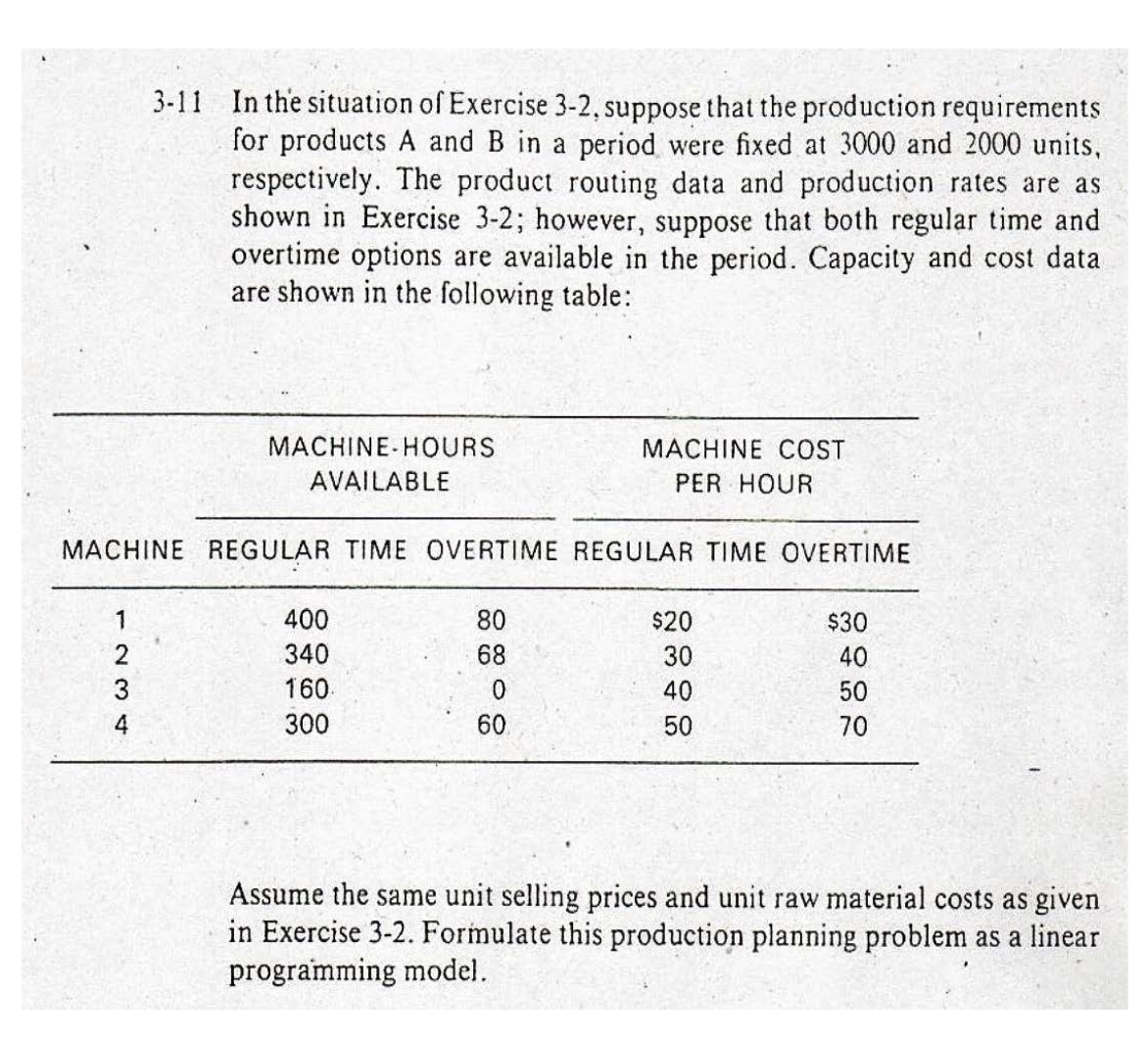Solved 3-11 ﻿In the situation of Exercise 3-2, ﻿suppose that | Chegg.com