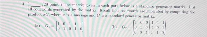 Solved 7. (_ /20 points) Do each part as indicated. (a) For | Chegg.com