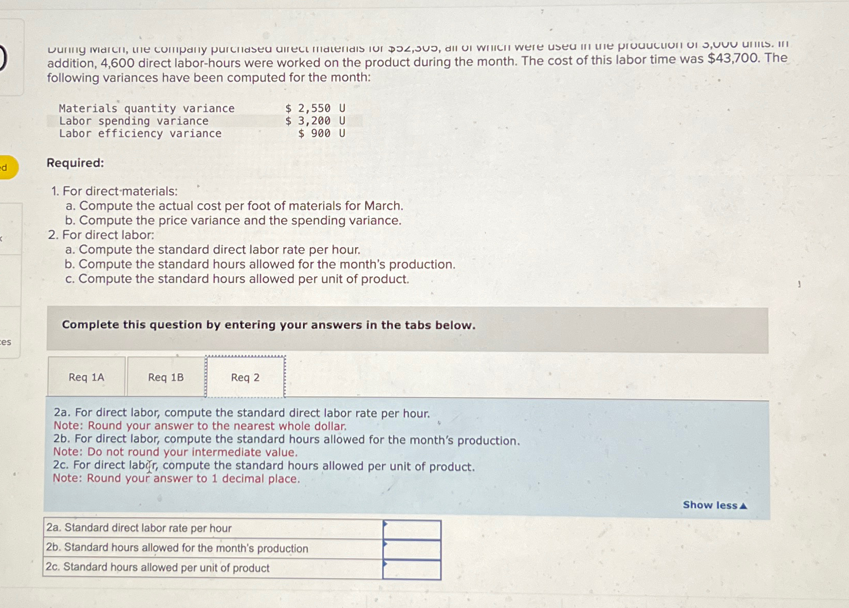 Solved addition, 4,600 ﻿direct labor-hours were worked on | Chegg.com