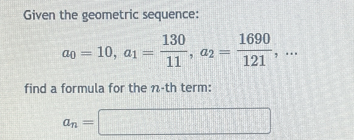 Solved Given the geometric | Chegg.com