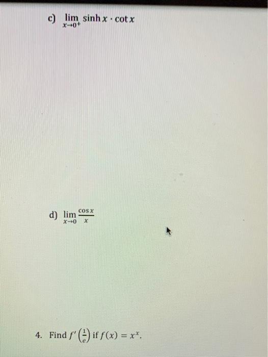 Solved Compute the derivative f(x) = (sinh x)2x^+2x 3. | Chegg.com