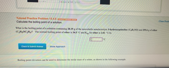 Solved Close Prol Tutored Practice Problem 13.4.5 COUNETOWA | Chegg.com