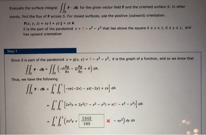 Solved Evaluate the surface integral F.ds for the given | Chegg.com