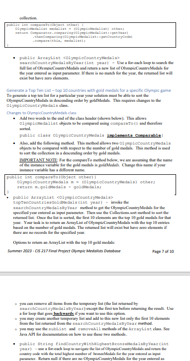 Solved Hi, I'm doing an Olympic Medalists Database project | Chegg.com