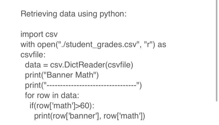 Solved 9- Use Numpy Python library to do the following: (10 | Chegg.com