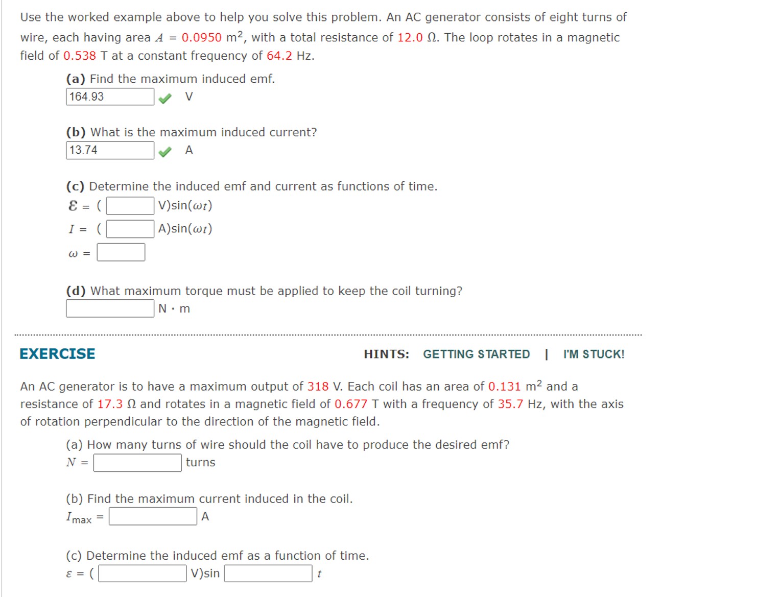 Solved EXERCISEHINTS: GETTING STARTED | ﻿I'M STUCK!An AC | Chegg.com