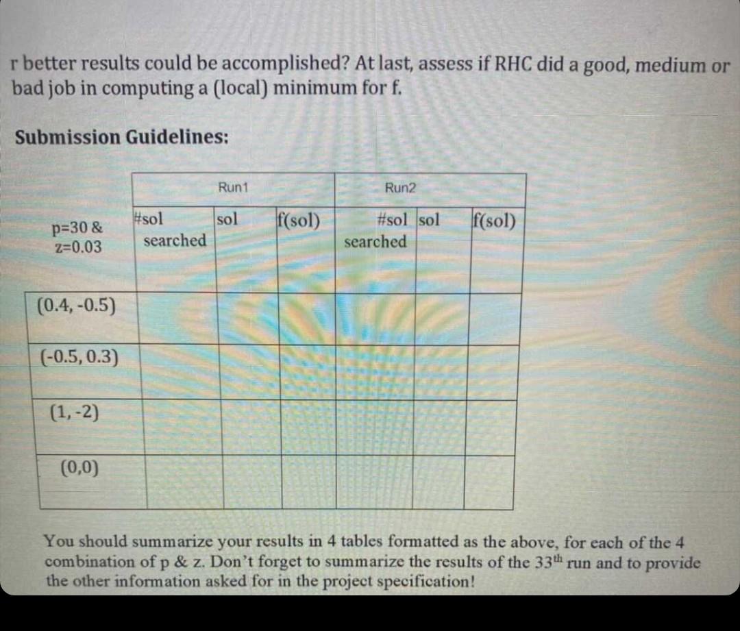 2) On Probabilistic Search Algorithms: Implementing | Chegg.com