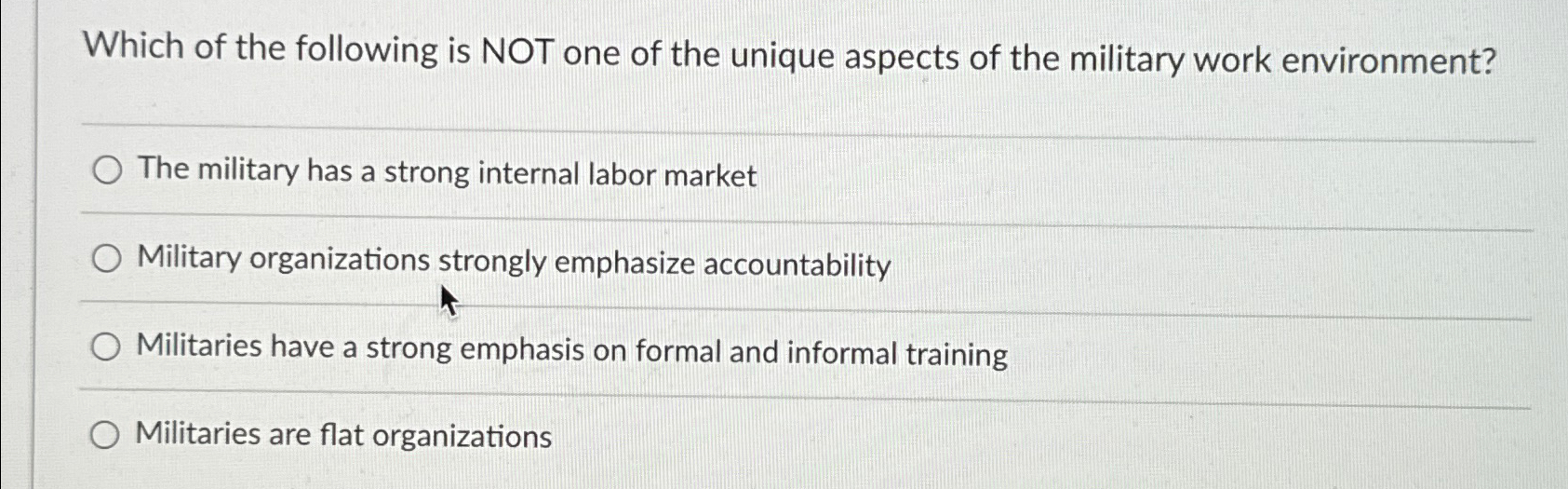 Solved Which of the following is NOT one of the unique | Chegg.com