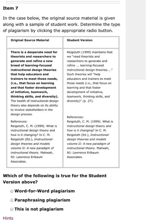 Solved Item 1 In the case below, the original source | Chegg.com