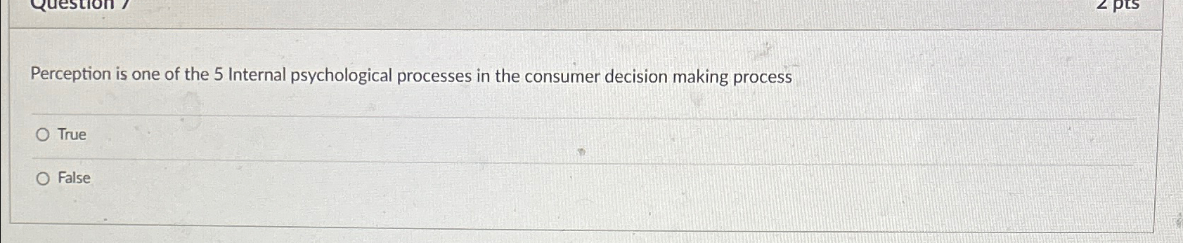 Solved Perception is one of the 5 ﻿Internal psychological | Chegg.com