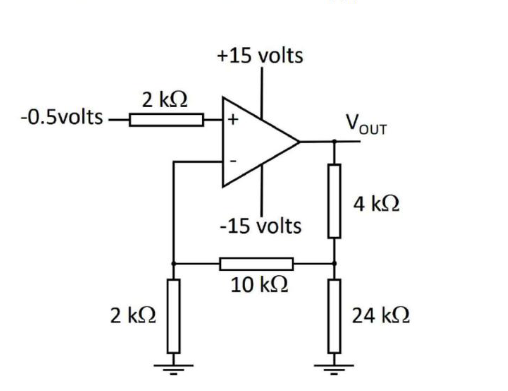 Solved In the following circuit find Vout | Chegg.com