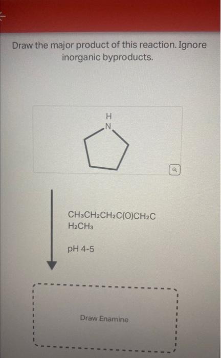 Solved Draw The Major Product Of This Reaction
