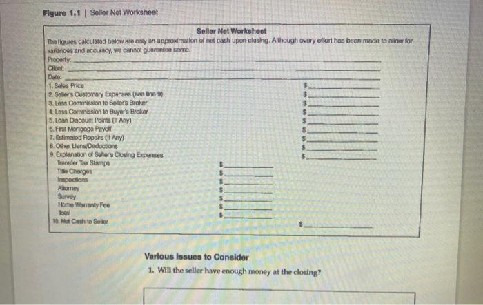 Solved Using the information provided, complete Figure 1.1, | Chegg.com