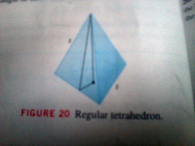 Solved find the volume V of a regular tetrahedron whose face | Chegg.com