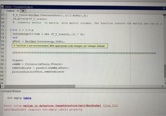 Solved hey dear i have codes on matlap and when i run the | Chegg.com