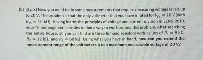 5. (10 points + 10 bonus points) A d'Arsonval meter | Chegg.com