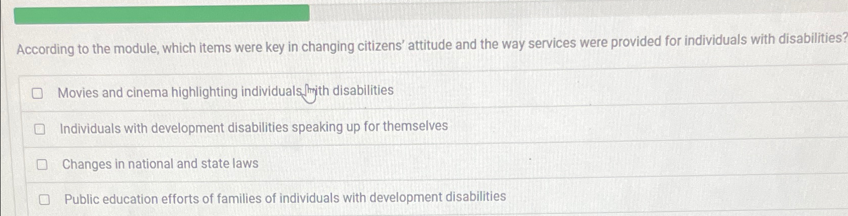 Solved According to the module, which items were key in | Chegg.com