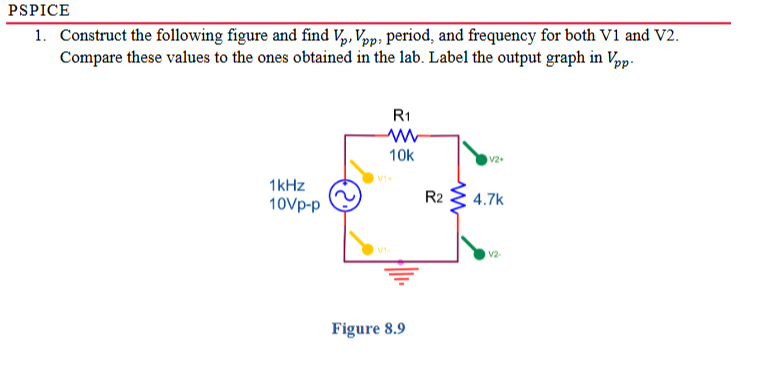 Solved Please use pspice and show screenshot, thank you. | Chegg.com