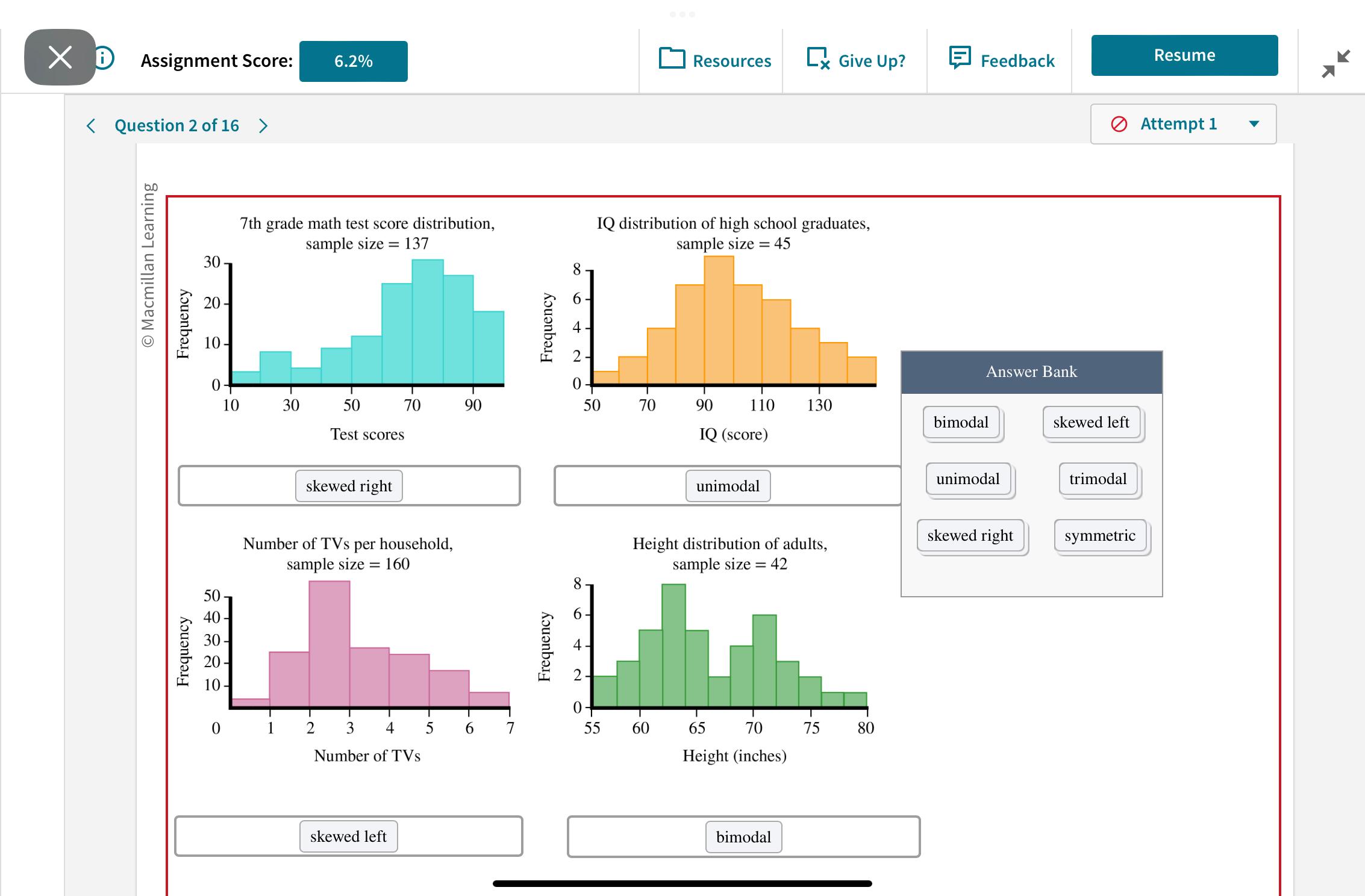 Solved Assignment Score:Resources x ﻿Give | Chegg.com