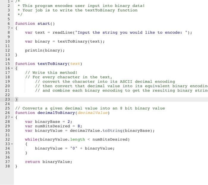Solved In this exercise, you’ll write a program that encodes | Chegg.com