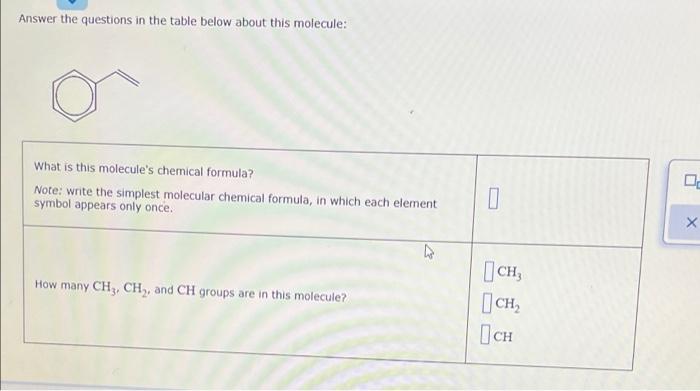 Solved Answer the questions in the table below about this | Chegg.com