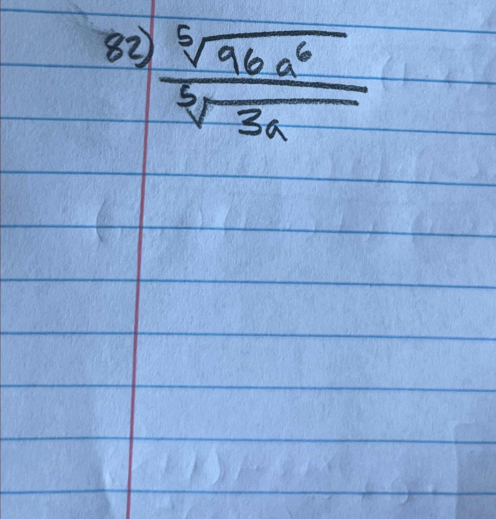 Solved 96a653a5 ﻿Simplify the radicals | Chegg.com