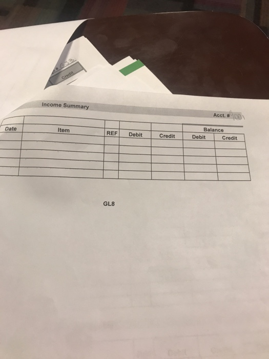 Solved 1-)General Journal Worksheet - complete and tied | Chegg.com