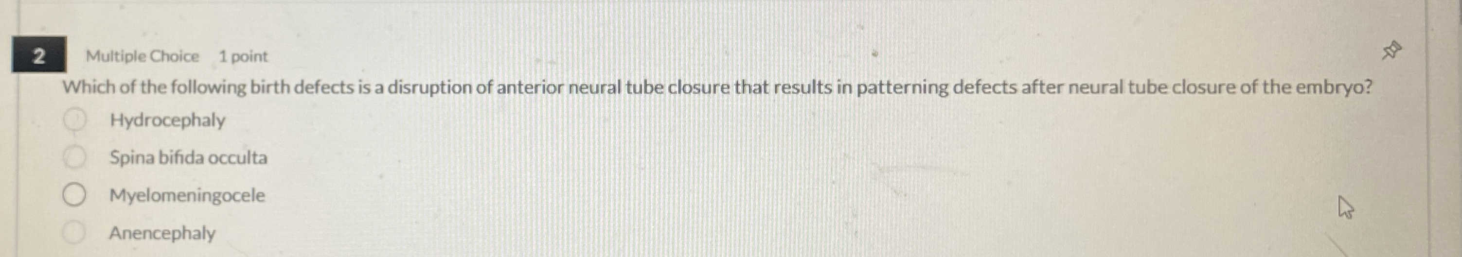 Solved 2 ﻿Multiple Choice 1 ﻿pointWhich of the following | Chegg.com