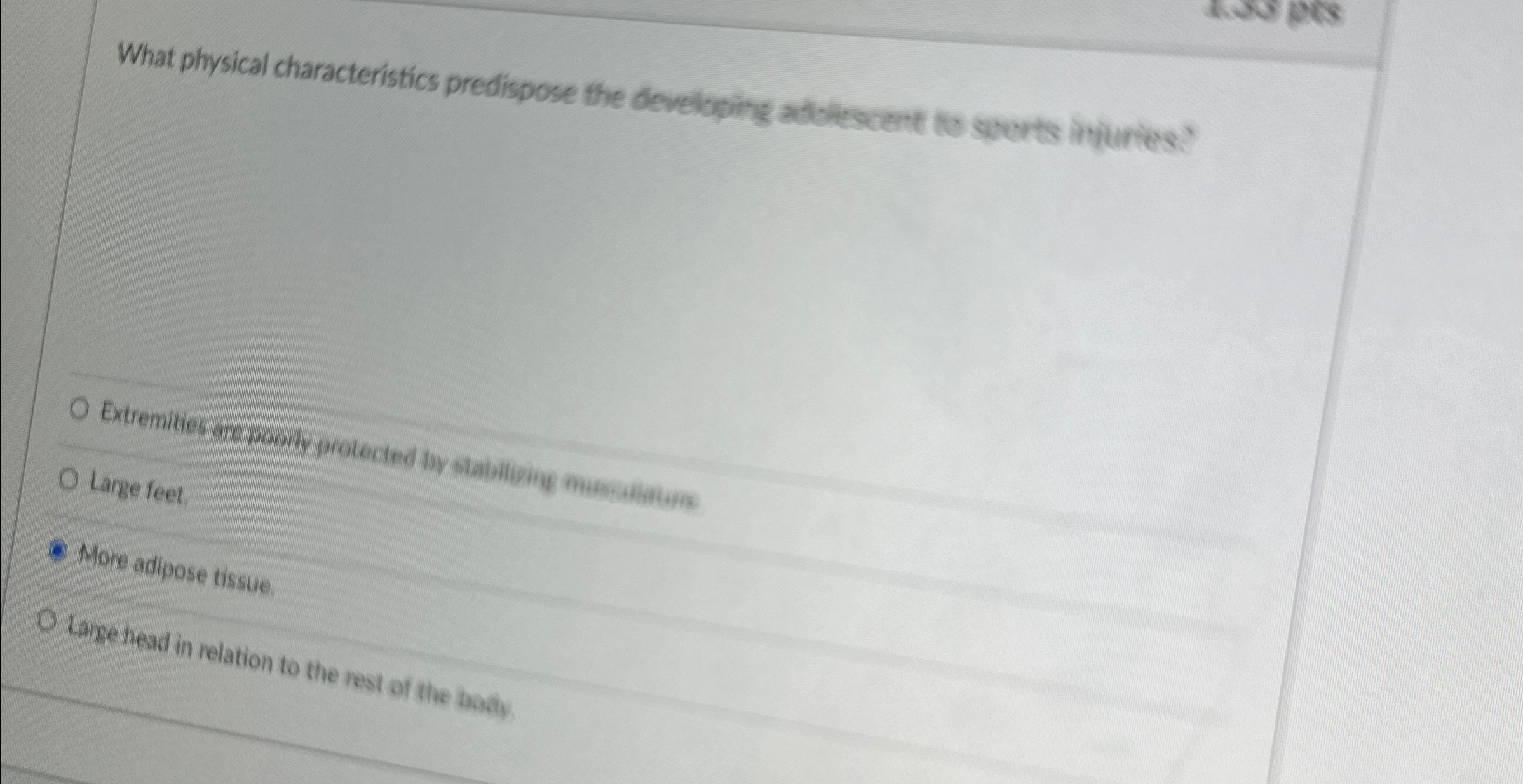 Solved What physical characteristics predispose the | Chegg.com