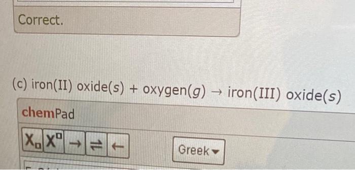 Solved Write A Skeleton Equation For This Reaction Include 7334