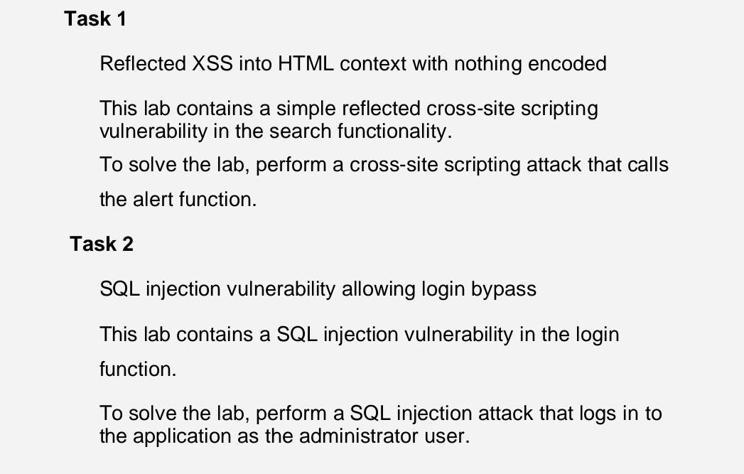 Solved Reflected XSS into HTML context with nothing encoded | Chegg.com
