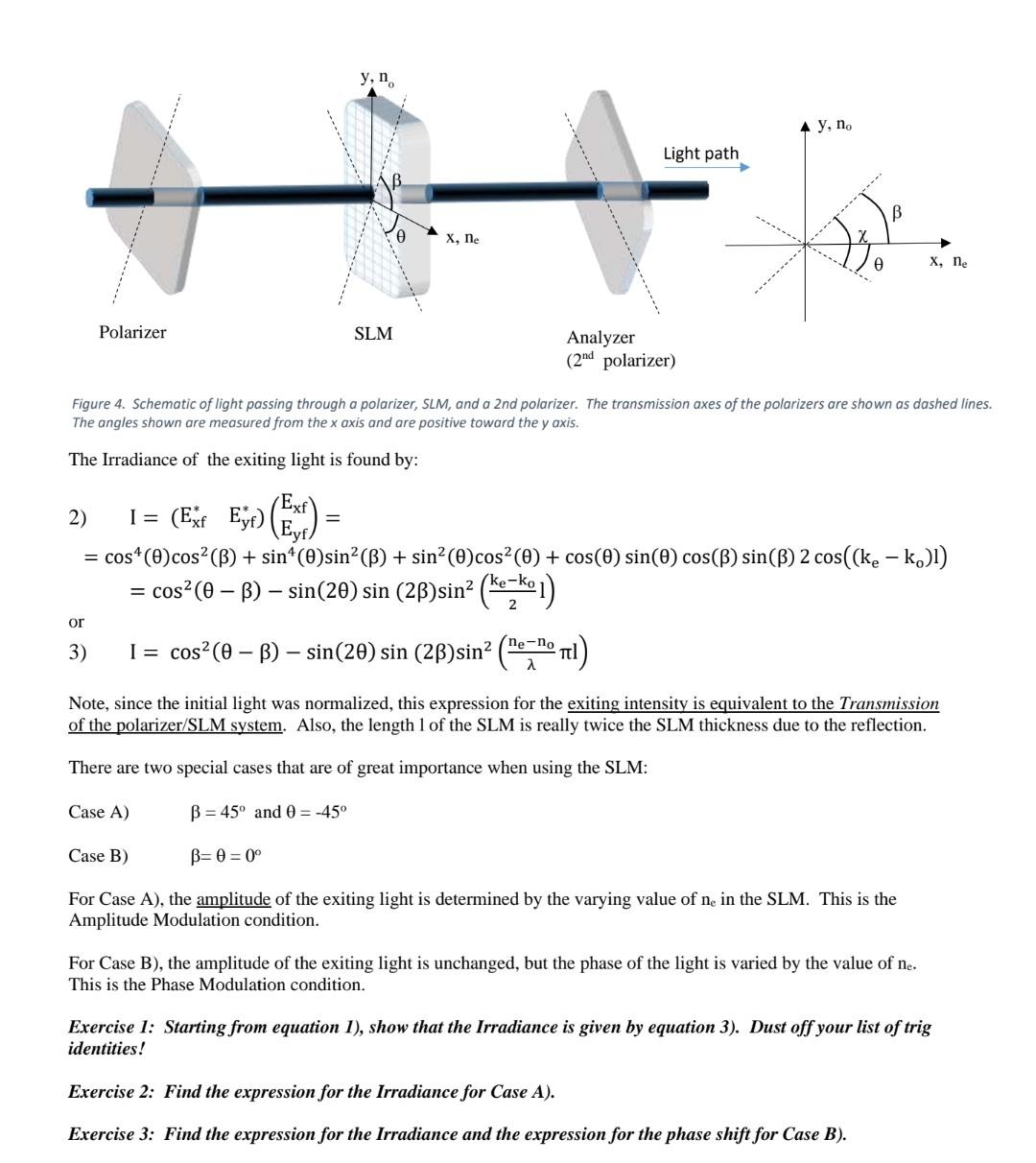 The normalized Jones vector for the light incident on | Chegg.com