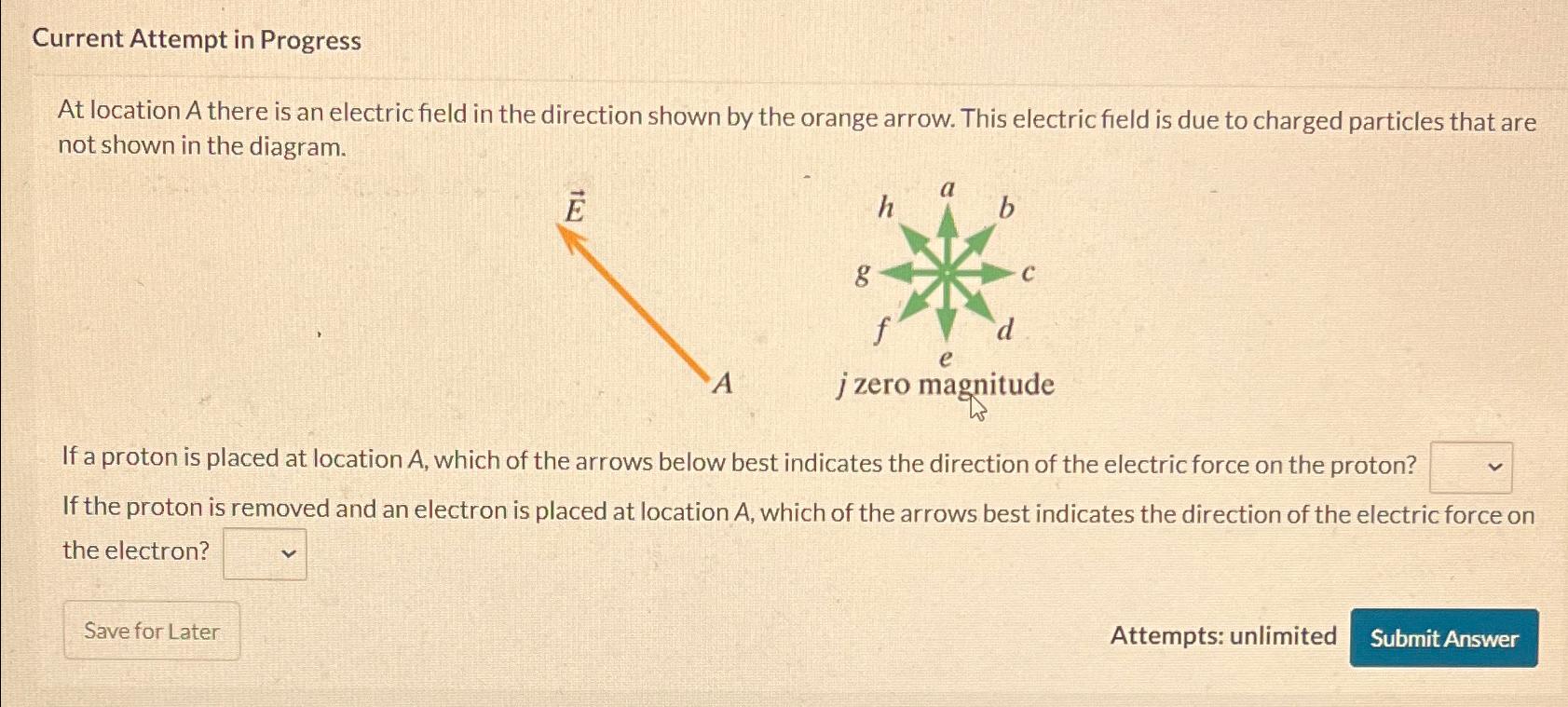 Solved Current Attempt in ProgressAt location A there is an | Chegg.com