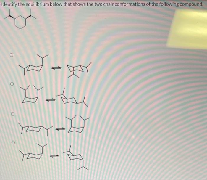 Solved Identify the equilibrium below that shows the two | Chegg.com