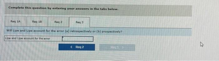 Solved Exercise 20-19 (Static) Error correction; inventory | Chegg.com
