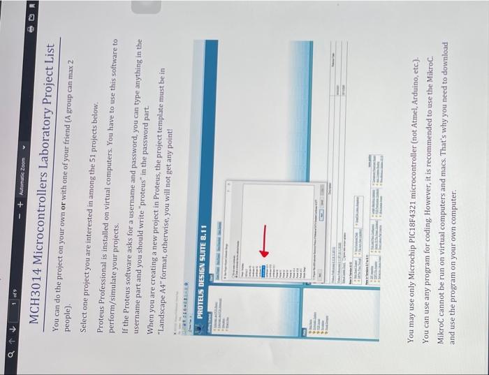 Solved ↓ + Automatic Zoom MCH3014 Microcontrollers | Chegg.com