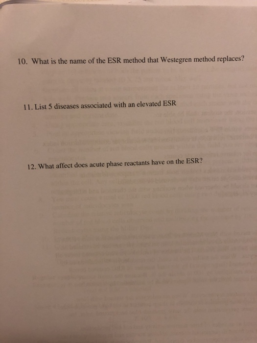Solved Study Questions 1. State the principle of the ESR. 2. | Chegg.com
