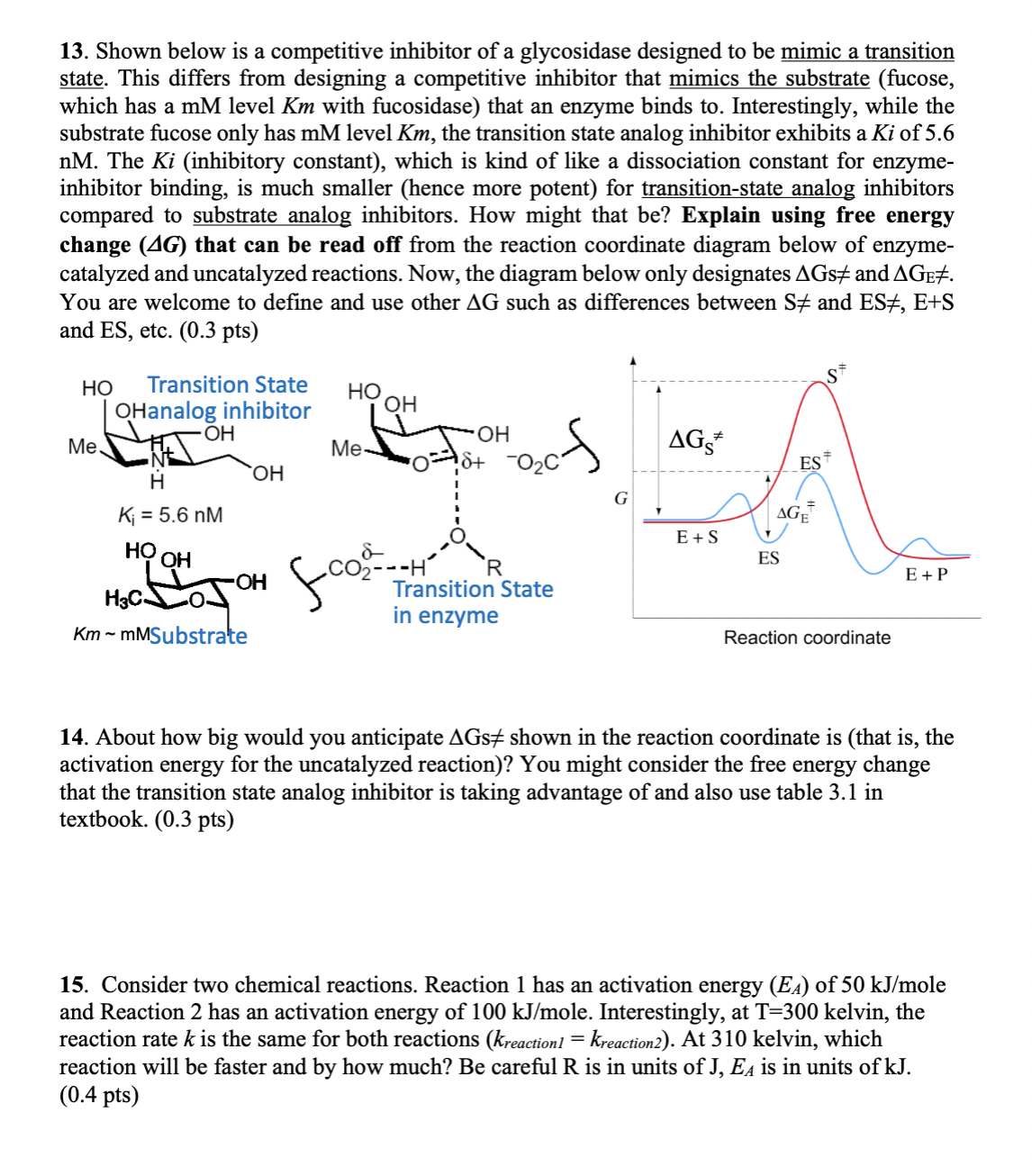 Solved Shown below is a competitive inhibitor of a | Chegg.com