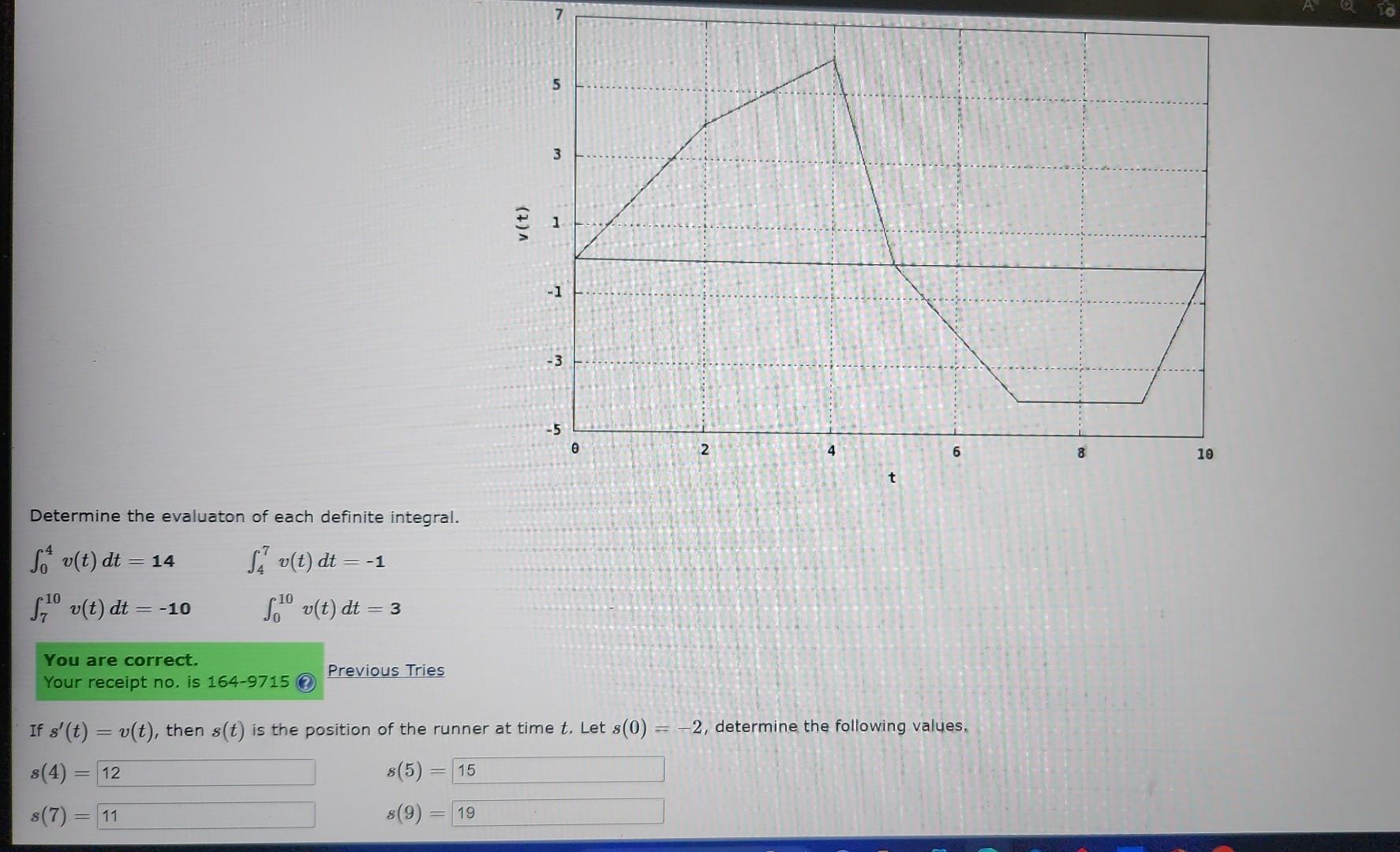 Solved Determine the evaluaton of each definite integral. | Chegg.com