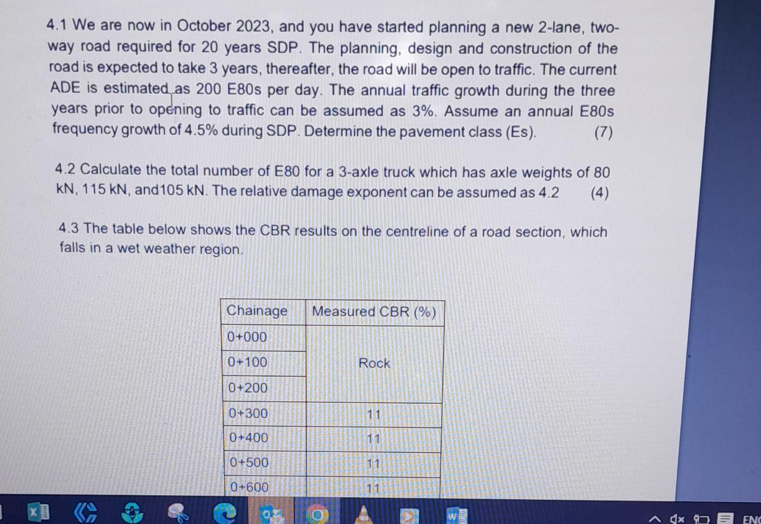 Solved 4.1 We are now in October 2023, and you have started | Chegg.com