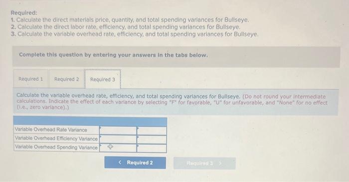 Solved Bullseye Company manufactures dartboards. Its | Chegg.com