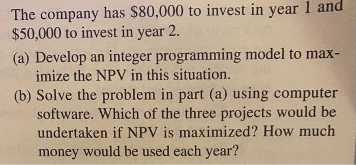 Solved :10-17 A real estate developer is considering three | Chegg.com