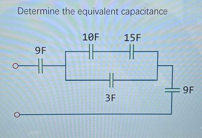 Determine the equivalent capacitance | Chegg.com Determine the equivalent capacitance | Chegg.com
