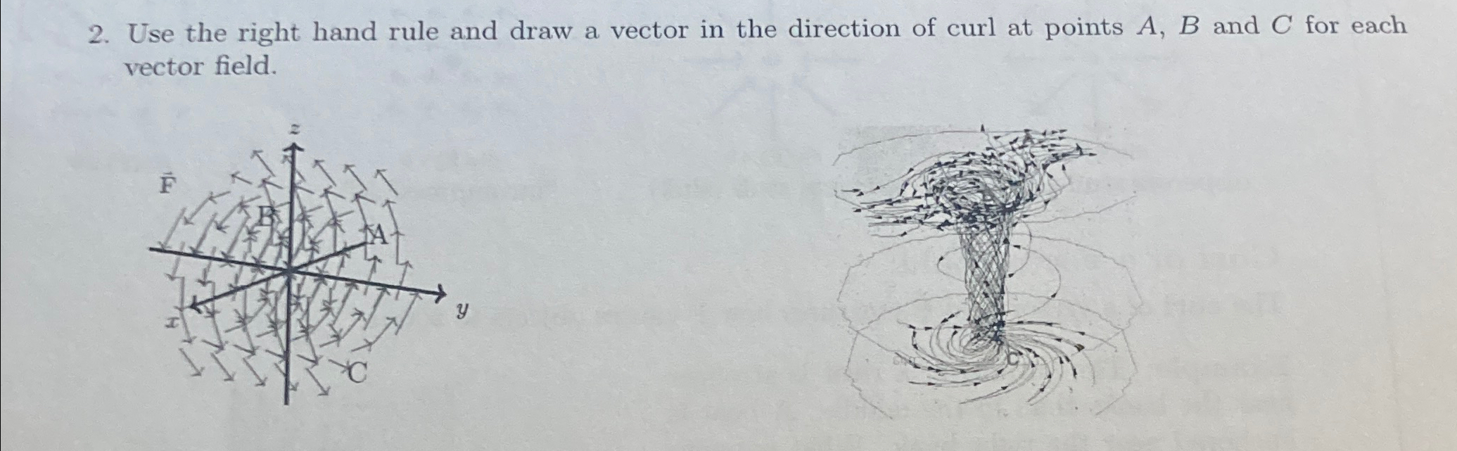 Use the right hand rule and draw a vector in the | Chegg.com