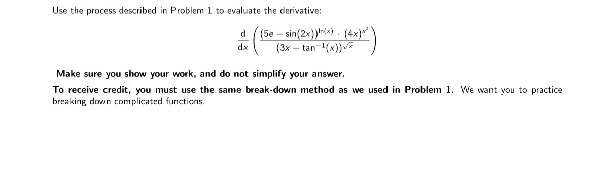 Solved Use the process described in Problem 1 ﻿to evaluate | Chegg.com