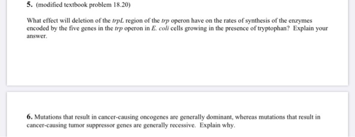 Solved 5. (modified textbook problem 18.20) What effect will | Chegg.com